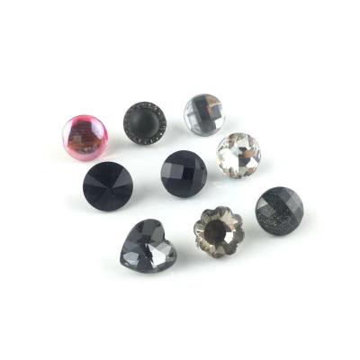 China wholesale decorative glass shank button shirt buttons manufactory for sale