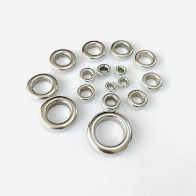 China wholesale Stainless steel Iron Brass Aluminum grommet metal Garment Eyelet for garment shoes bag for sale