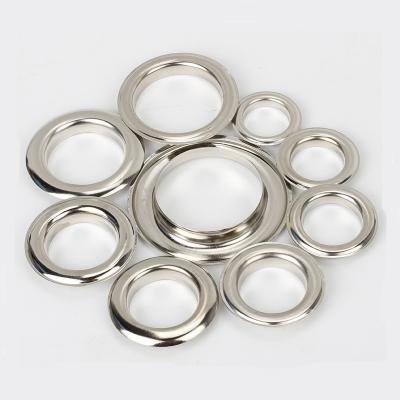 China factory wholesale silver/black/gold/brass oval/triangle/round bulk stamped eyelet for sale
