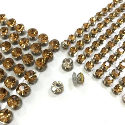 China 2021 wholesale crystal shoes rivet decoration LTC rhinestone rivet for leather for sale