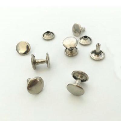 China double single cap head metal decorative rivets for shoes bag clothing for sale