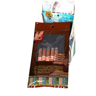 China Malote plástico Resealable do humidificador do charuto com furo do punho de janela à venda