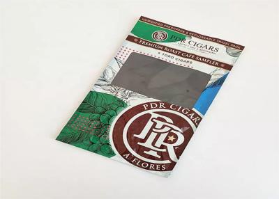 Китай Пластиковый изготовленный на заказ печатая Ziplock уплотнения пакета 3 хьюмидора бортовой для Cigarillo сигары продается