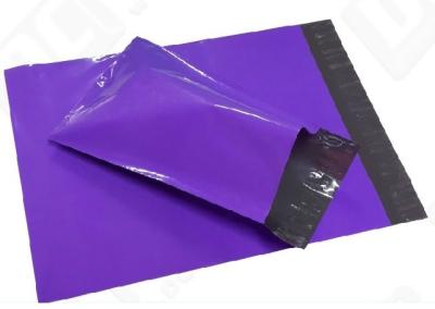 Cina Stampa delle borse poli d'imballaggio, poli borsa di plastica porpora del bollettino in vendita