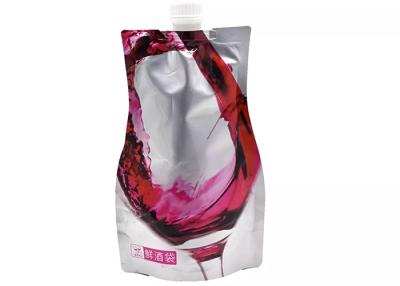 China Coffee Wine Cola Oil Spout Bib Bag In Box 1L / 3L Valve Packaging Bag With Spigot for sale