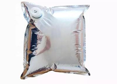 China Coke Syrup 2L Aseptic Liquid Plastic Bag Wine Packaging Bag With Spigot In Box for sale