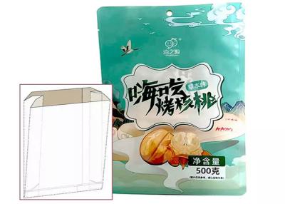 China Plastic Food Packaging Foil Ziplock Bags , 8 Sides Seal Stand Up Ziplock Bag For Meat for sale