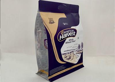Китай Мешки пшеничной муки 5kg Eco дружелюбные плоские нижние с молнией/отверстием вида продается