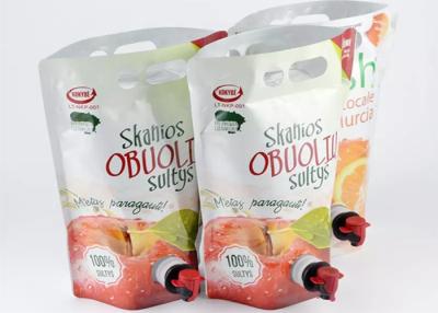 Cina Aluminum Foil Drink Juice Pouch With Spout , 1.5L 3L 5L Wine Liquid Bib Bag In Box in vendita