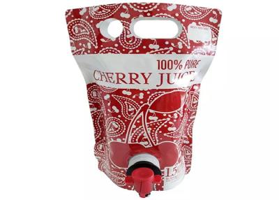 Cina La grande capacità sta sul rubinetto fresco di Juice Spout Pouch With Butterfly in vendita