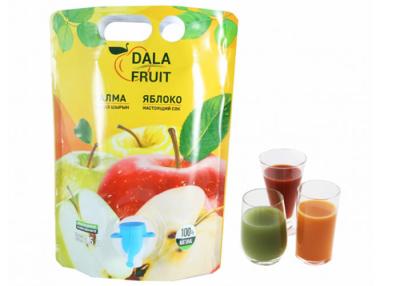 Cina Conveniente sacchetto a boccaglio con valvola a farfalla per prodotti liquidi di vino / succo / olio in vendita