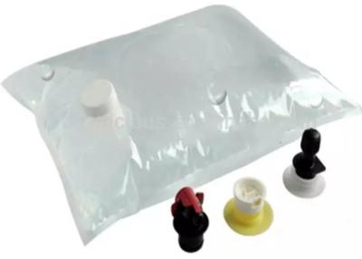 China Transparent/ ALU 5L / 10L / 20L / 220L Customization Aseptic BIB Bags With Spigot / Vitop Tap for sale