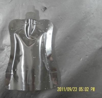 China 16 oz or 500ml Aluminum Foil Valve Bag For Liquid / Oil / Detergent With Tap Valve for sale