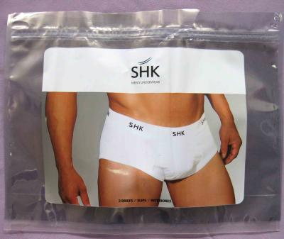 China Custom Printed Opp + Cpp Plastic Garment Packing Bags With Resealable Zipper for sale