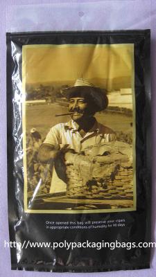 China O GV Certificate malotes dos sacos do Humidor do charuto/malotes Resealable charuto do zíper à venda