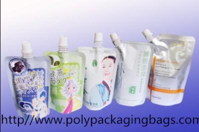 Cina 1-7 colora la borsa d'imballaggio pieghevole di rotocalcografia con il becco per l'acqua/il succo in vendita