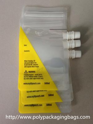 Cina Chiari di plastica stanno sul sacchetto del contenitore dell'acqua con il becco W13 x L27cm in vendita