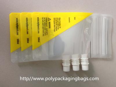 Cina Chiari di plastica stanno sul sacchetto del contenitore dell'acqua con il becco W13 x L27cm in vendita