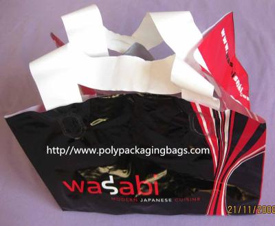 China 4 Colors Printing/  handle 5cm wide and 50cm long /side gusset 8cm when open, bottom gusset 10cm With Handle Bag for sale