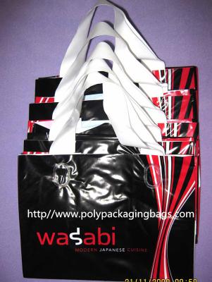 China 4 Colors Printing/  handle 5cm wide and 50cm long /side gusset 8cm when open, bottom gusset 10cm With Handle Bag for sale