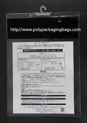 Cina Sacchetti di plastica trasparenti con i ganci per il giocattolo, regalo, prodotti elettronici in vendita