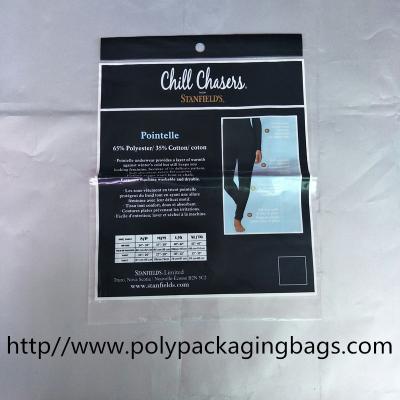 China CPP Composite Back Sealed OPP Self Adhesive Bag Printed Underwear Bag Custom for sale