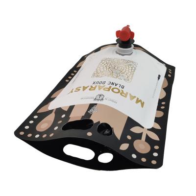 China Double Bottom Stand Up Pouch Foil Pouch With Valve carbonated Drink Packaging food Packaging Pouch food Package Bag plastic Foil Pouch bagged Beverage Pouch for sale