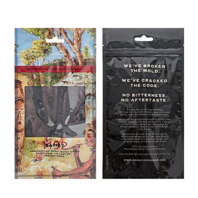 China 0.09mm Thickness Plastic Cigar Bags Suitable for 5 Cigars Clear Transparent Material Displays Contents Clearly for sale