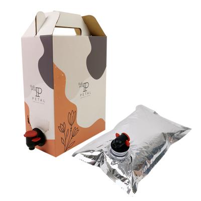 Cina 1L/2L/3L Custom Coffee Box Sacchetto monouso per caffè in scatola con distributore a valvola in vendita