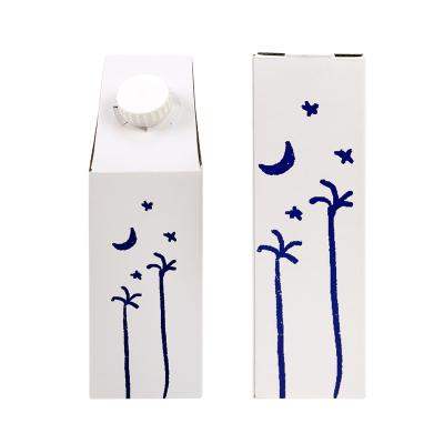 China 1L 3L 5L Kraft Paper Coffee Box BIB Bag in Coffee Box Disposable Coffee Bag in Box With Valve Liquid Dispenser for sale