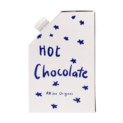 China 1L 3L 5L Kraft Paper Coffee Box BIB Bag in Coffee Box Disposable Coffee Bag in Box With Valve Liquid Dispenser for sale