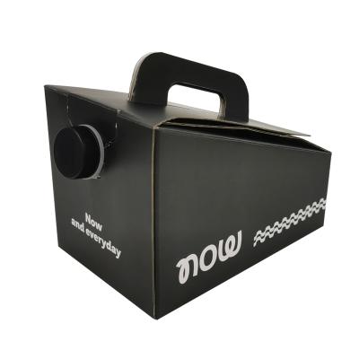 China Custom Logo Print 1L 2L 3L 5L 10L Disposable Coffee Drink Wine BIB Bag in Box Dispenser Coffee To Go Take-out Aseptic Bag in Box for sale