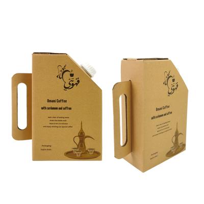 1L/2L/3L/5L ドリンクバッグ 使い捨てハンドル付き コーヒービブバッグ インボックス ワイン バルブ付き コーヒーボックスディスペンサー