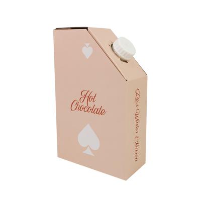 中国 カスタム1L 1.5L 2リットル 3L 5L 96OZ BIBバッグ使い捨てバッグインボックス ティー/ジュース/コーヒー用テイクアウト紙箱パッケージ ディスペンサー付き 販売のため