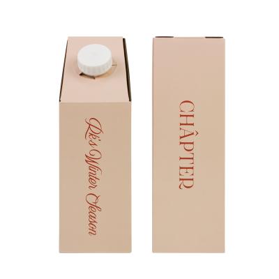 中国 カスタム1L 1.5L 2リットル 3L 5L 96OZ BIBバッグ使い捨てバッグインボックス ティー/ジュース/コーヒー用テイクアウト紙箱パッケージ ディスペンサー付き 販売のため