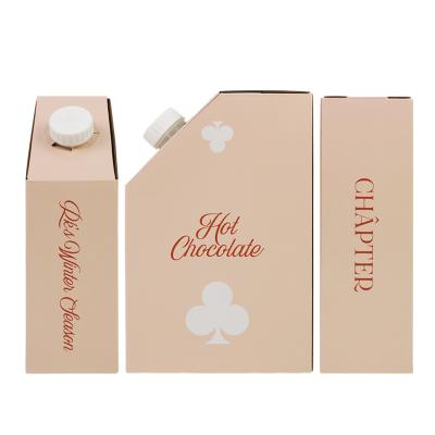 中国 カスタム1L 1.5L 2リットル 3L 5L 96OZ BIBバッグ使い捨てバッグインボックス ティー/ジュース/コーヒー用テイクアウト紙箱パッケージ ディスペンサー付き 販売のため