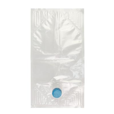 China Beverage 10L BIB Bag in Box Nylon Liquid Bag Juice Dispenser With Tall Screw Ring Valve Aseptic Bag For Packaging for sale