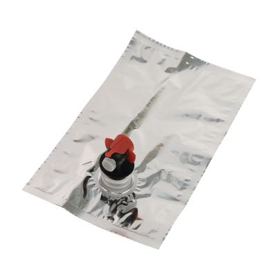 China 1L-10L Aseptic Beverage Bib Filler Capper Bag in the Box Heat Seal Aluminum Wine & Juice Pouch with Vitop Tap for Mineral Water for sale