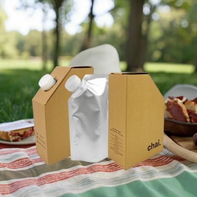China Plastic Bag in Box Without Handle Leak Resistant Packaging Solution Designed for Safe Storage and Dispensing of Liquids in Commercial Settings for sale
