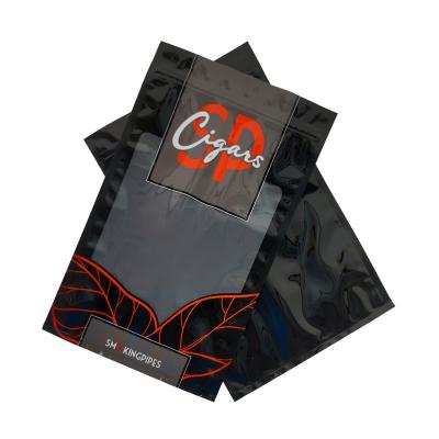 China Tear-resistant And Puncture-resistant Plastic Cigar Bags Featuring Ziplock Design Ideal For Secure Storage And Transport for sale