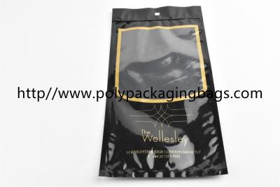China Saco hidratando preto personalizado do zíper do cigarro de charuto com janela transparente à venda