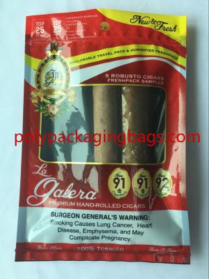 China Los bolsos del cigarro profesional profesional de la fábrica de China y las cajas de presentación hidratantes del cigarro OPP/PE laminaron en venta