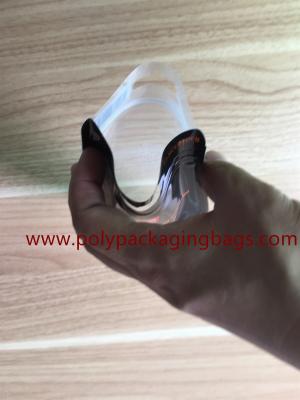 China Dustproof Plastic Zipper Pouch For Iphone Earphone Charger Cable With Hand Hole for sale