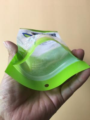 China Moisture Proof Custom Socking Packaging / Plastic Socks Bag With Zipper for sale