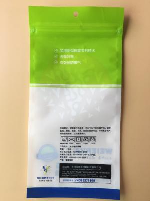 China Moisture Proof Custom Socking Packaging / Plastic Socks Bag With Zipper for sale