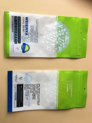 China Moisture Proof Custom Socking Packaging / Plastic Socks Bag With Zipper for sale