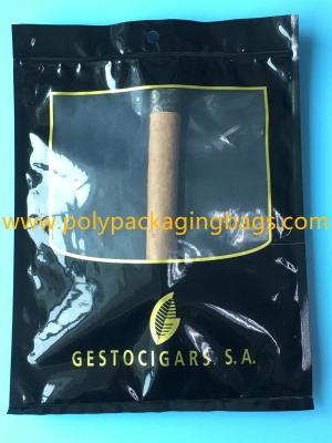 China Chinese factory custom cigar moisturizing plastic zipper bag humidification system with transparent window en venta