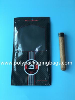 Cina Il Humidor classico del sigaro del nero 4-6 insacca/la borsa d'idratazione di plastica chiusura lampo generale in vendita