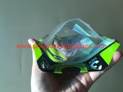 Cina Sacchetti di plastica raffinati antistatici per i vestiti con la chiusura lampo ROHS del gancio in vendita