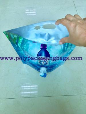 Cina borsa riciclabile del di alluminio 5L con il becco per acqua sorgiva minerale in vendita